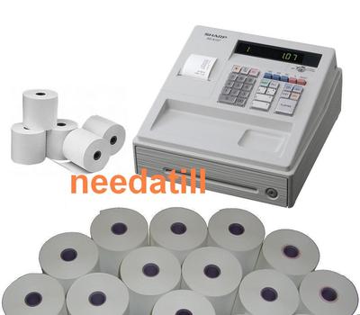 TILL ROLLS - Sharp XE-A107 Cash Register Rolls XEA-107 XEA107 XE A 107 ...