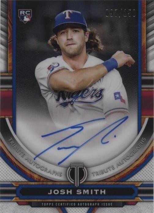 2023 Topps Tribute - Tribute Autographs Josh Smith #TA-JSM Blue /150 ...