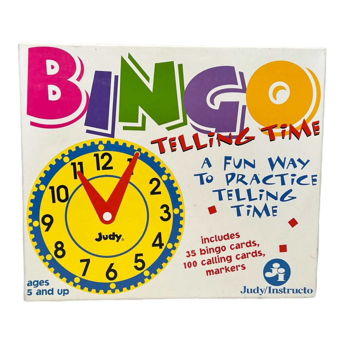 Telling Time Half Hour Clock BINGO by Teach Simple