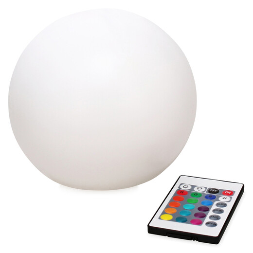 LED Night Light Ball, 6-inch 16 Colors and Adjustable Brightness with ...