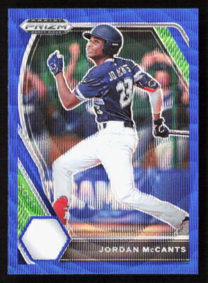 2021 Panini Prizm Draft Picks Jordan McCants Blue Wave #PDP88 | eBay