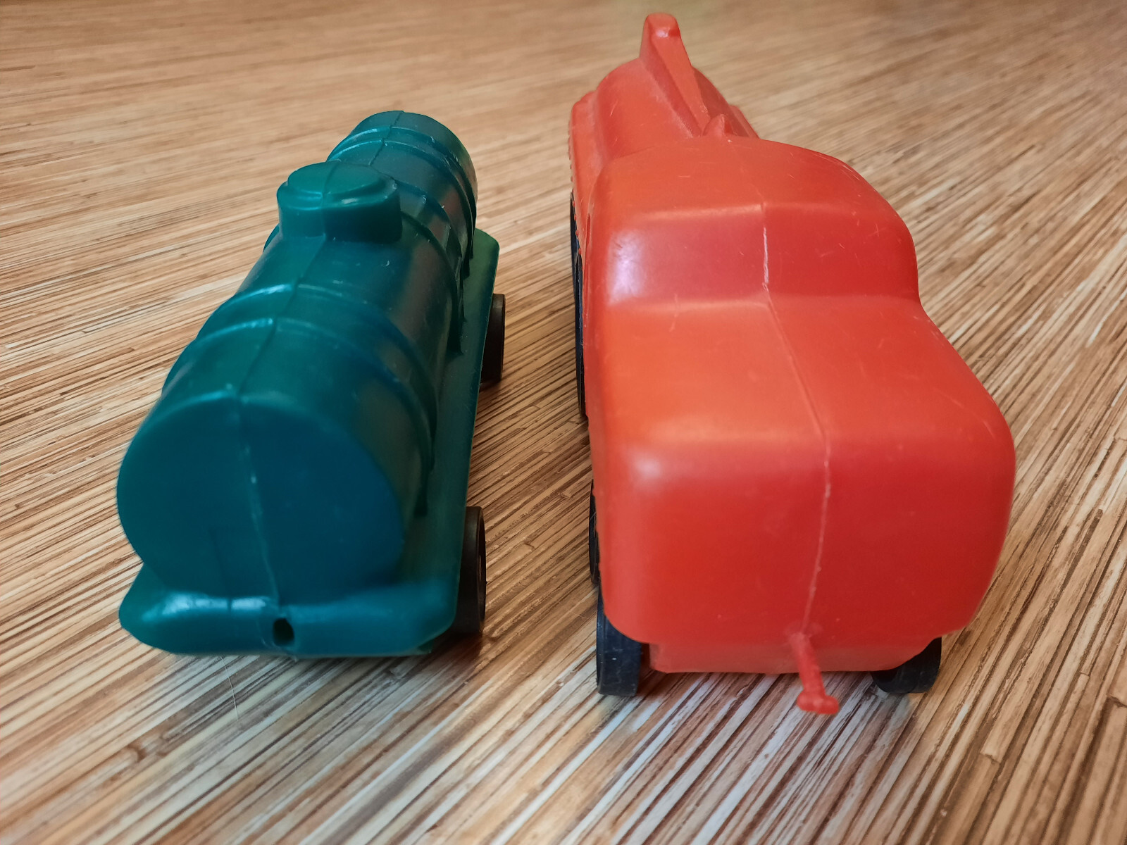 Super RARE Vintage Plastic Train Locomotive & Train Russian Soviet Toy ...