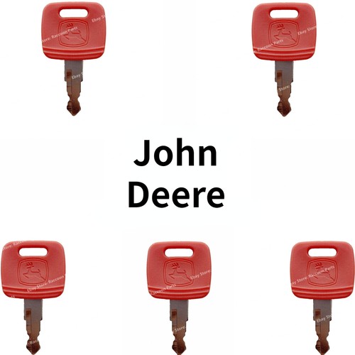 5 Ignition Keys for John Deere agricultural Tractor Combine RE183935 ...