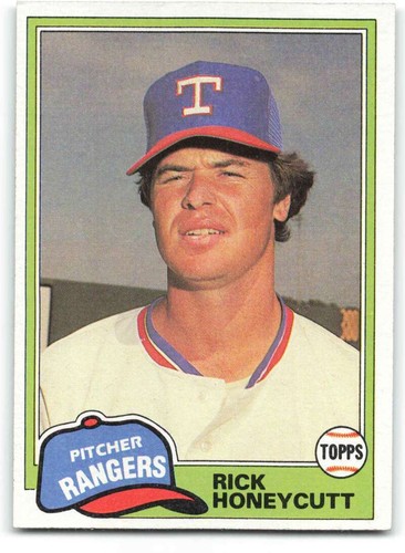 1981 Topps Traded #772 Rick Honeycutt NM++ Rangers ID:270890 | eBay