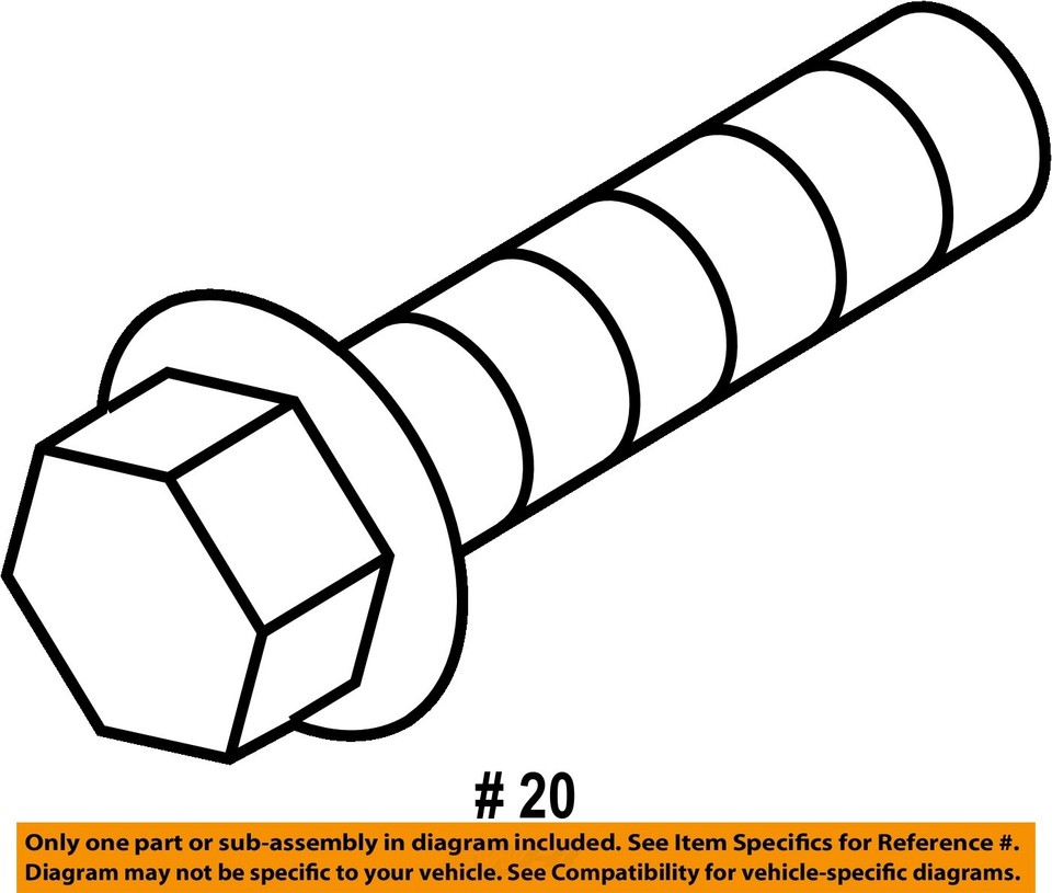 CHRYSLER OEM 14-23 200 Rear Suspension Suspension Components-Arm Screw ...
