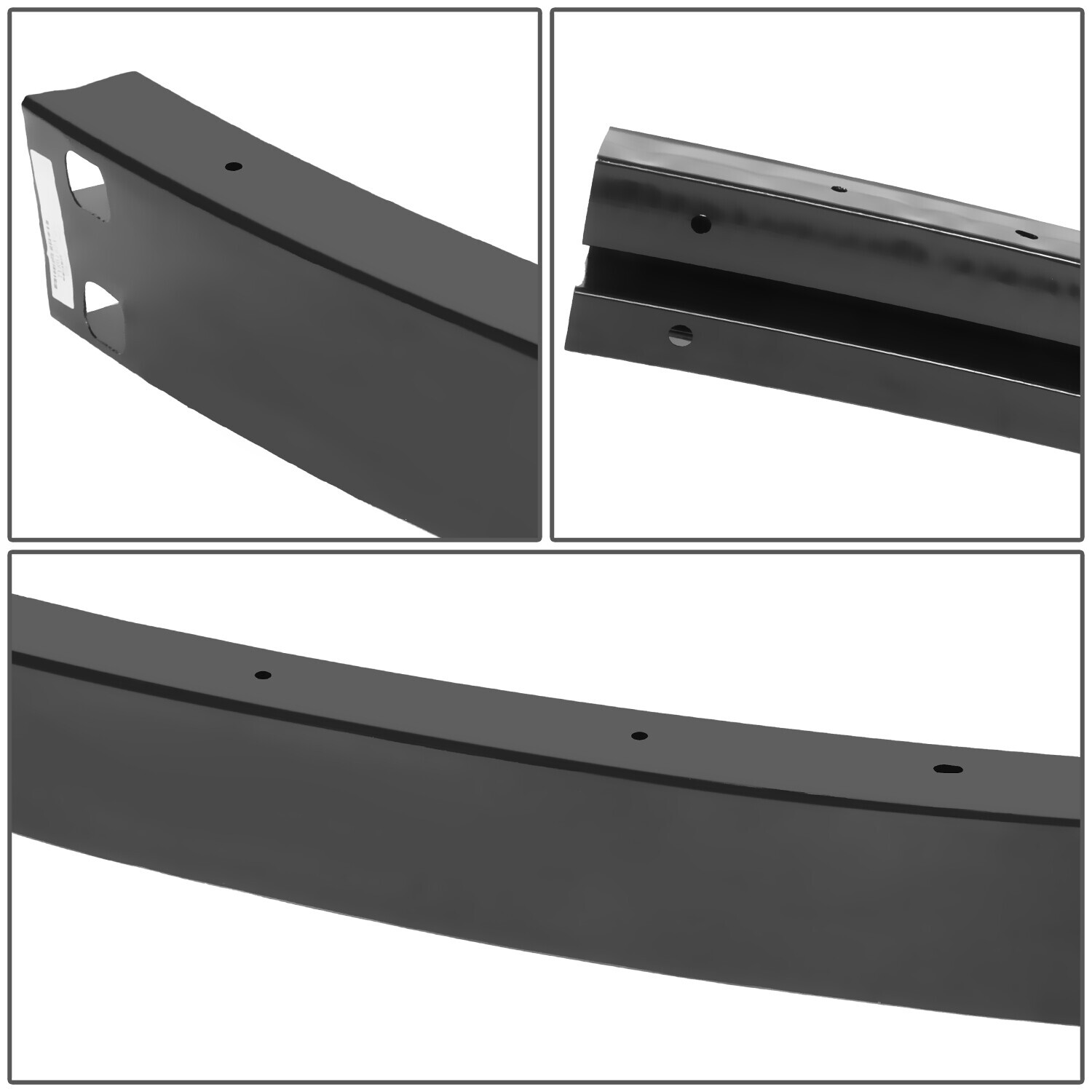 For 2014-2019 Toyota Corolla Painted Black Steel Rear Bumper ...