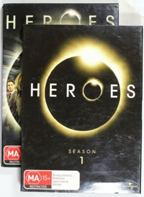 Heroes : Season 1 & 2 (DVD, 11 Disc Set) Reg 4 2 5 Like New (D709 ...
