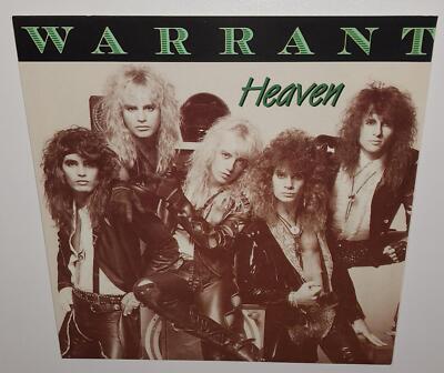 WARRANT HEAVEN (1988) NM COND AUSTRALIAN PRESSED 7 INCH VINYL SINGLE ...