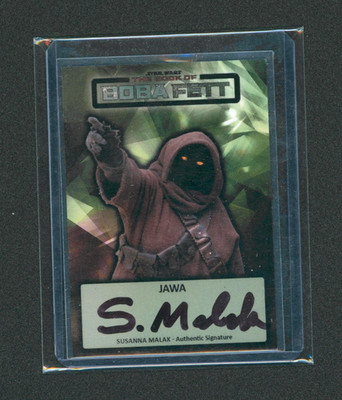 Star Wars Jawa autographed card Susanna Malak | eBay