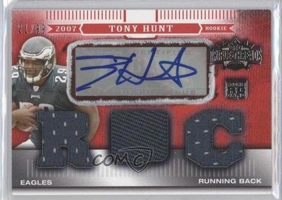 2007 Topps Triple Threads 21/99 Tony Hunt #119 Auto 0a1 | eBay