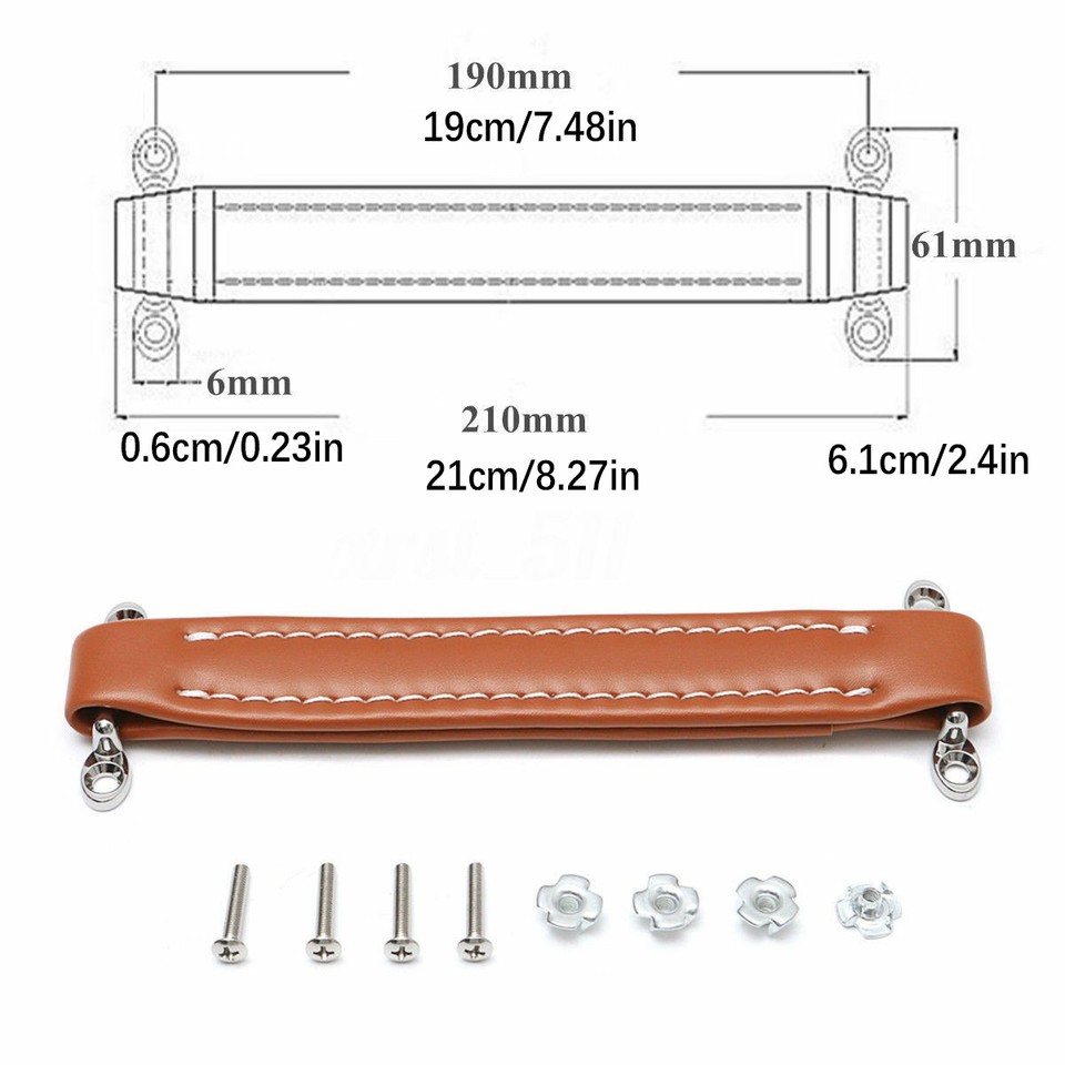 Brown Leather Style Guitar Amplifier Handle Strap For Fender Amp ...