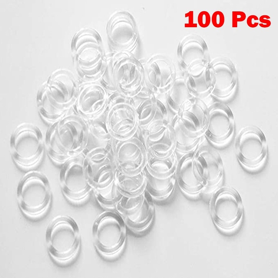 Curtain Rings Roman Circle 50pcs 100pcs 11mm 20pcs Transparent 100% New ...