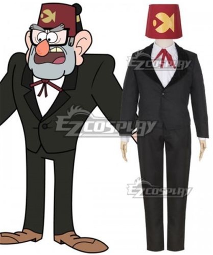 Gravity Falls Stanley Grunkle Stan Pines Cosplay Costume | eBay