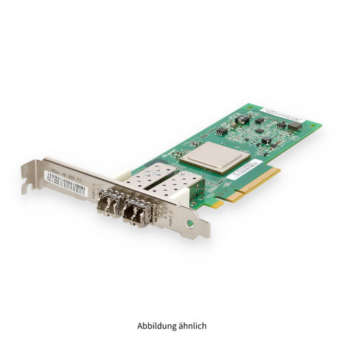 HPE 82Q 2x 8GB SFP Fibre Channel PCIe HBA High Profile AJ764A 489191 ...