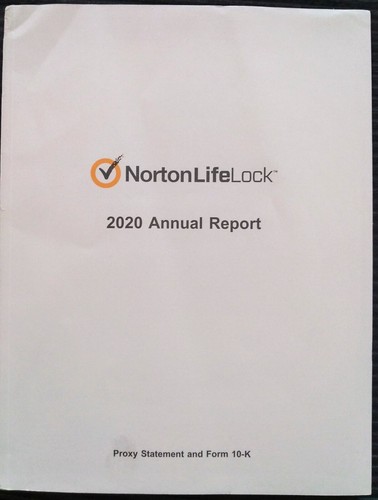 NortonLifeLock 2020 Annual Report, Proxy Statement and Form 10-K | eBay