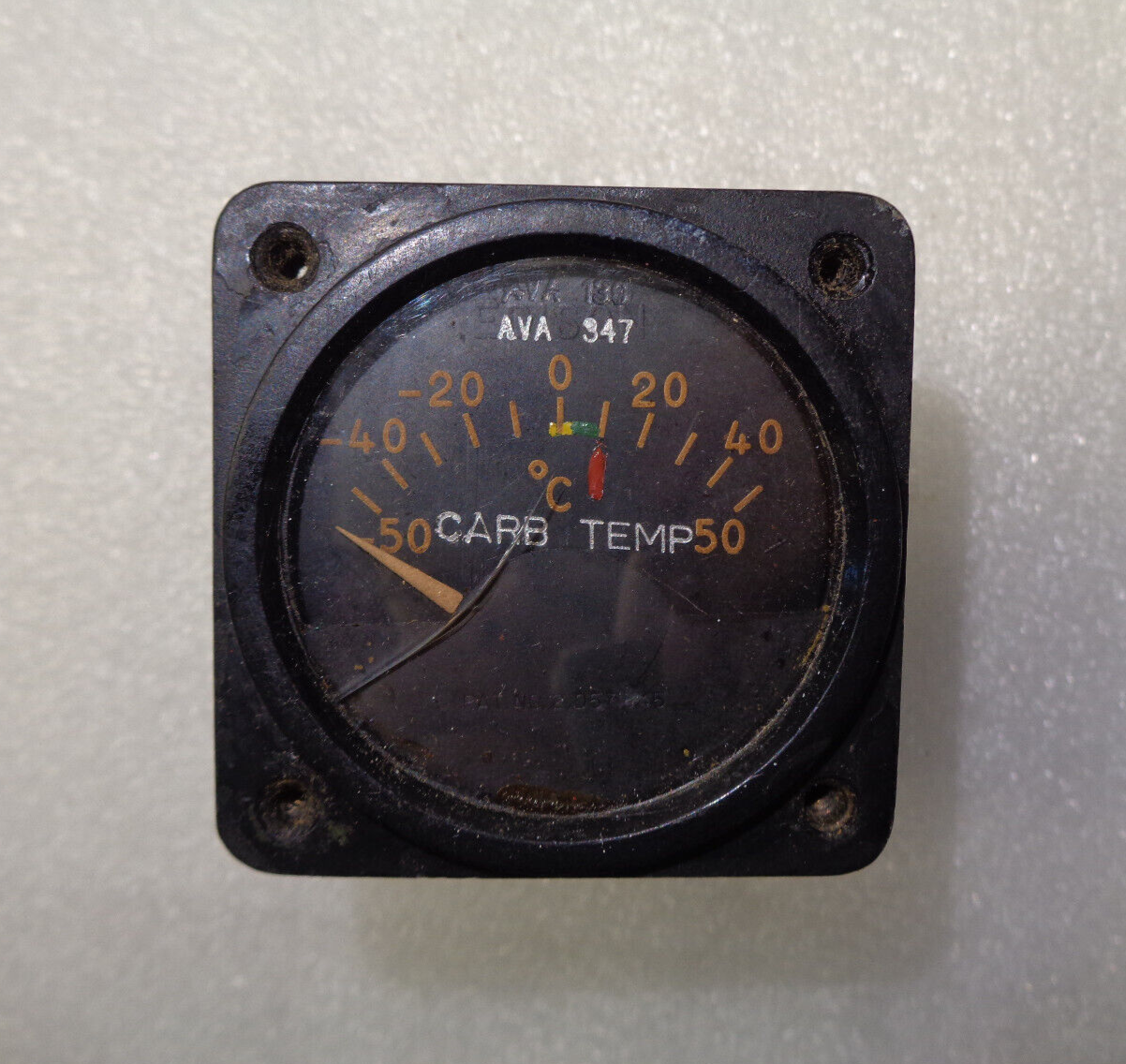 AIRCRAFT 12V 24V TEMP GAUGE THERMOMETER INDICATOR AN5790-6 AUTO-LITE ...
