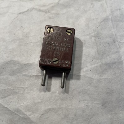 Freq.- 6540 Channel 25 Ham Radio Quartz Crystal | eBay