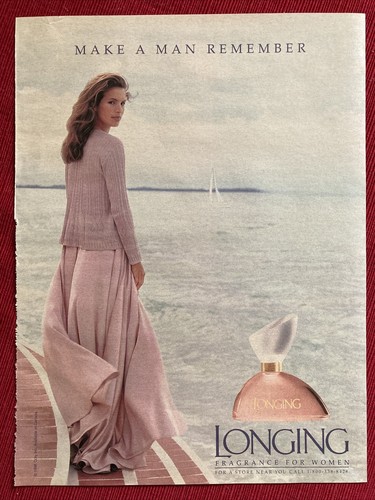 Longing Fragrance For Women “Make A Man Remember” 1997 Print Ad - Great ...