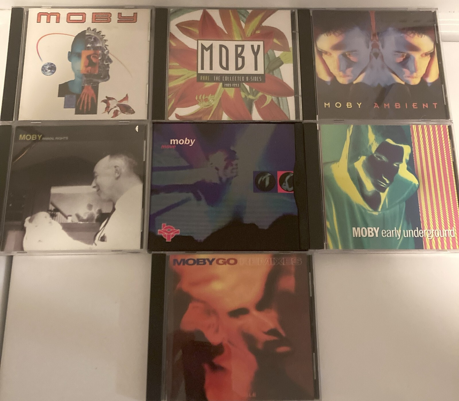 Moby LOT OF 7 CDS-----VERY GOOD CONDITION!! | eBay