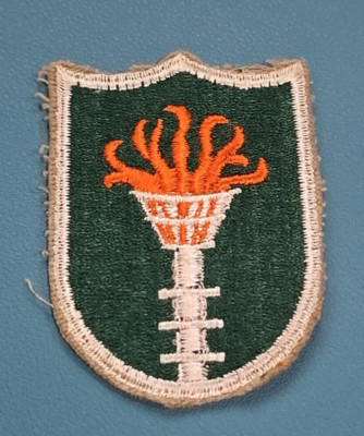 US Army Korean Communications Zone Patch-Cut Edge--Korean War-Glue* | eBay