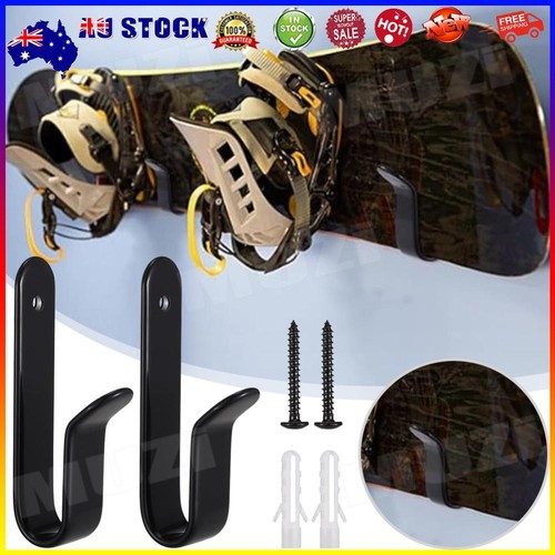 2Pcs Snowboard Mount Storage Snowboard Wall Mount Clips for Ski Board ...