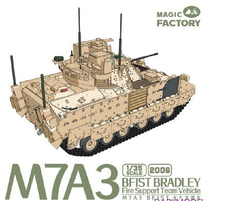 Magic Factory 1/35 M7A3 BFIST Bradley Fire Support Team Vehicle #2006📌 ...