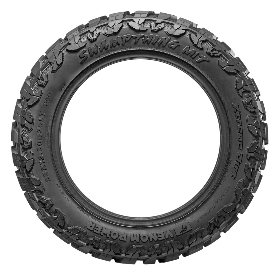 4 NEW 35X12.50R20 Venom Swamp Thing X-MT Mud Tires 35 12.50 20 LRE 10 ...