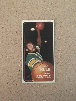 VINTAGE 1970-71 TOPPS BOB RULE #15 VG OLD SEATTLE SUPERSONICS | eBay