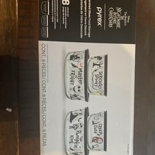 PYREX Disney the Nightmare Before Christmas Glass Bowls Set - 8 Piece ...