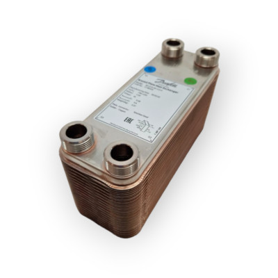 DANFOSS 111B6458 HEAT EXCHANGER 40 PLATES 3/4 207MM BRAZED | eBay