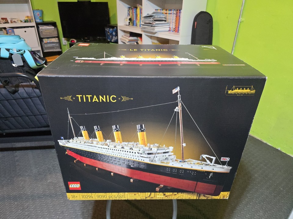 Lego Titanic original boxes with the books 10294 BOXES-BOOKS ONLY- NO ...