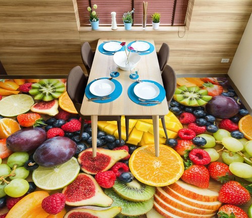 3D Mango Grape 2679 Floor WallPaper Murals Wall Print Decal AU Zoe ...