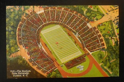 1940s Aerial View Stadium Duke-Carolina Football Game Duke Univeristy ...