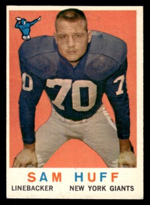 1959 Topps Football #51 Sam Huff EX *e2 | eBay