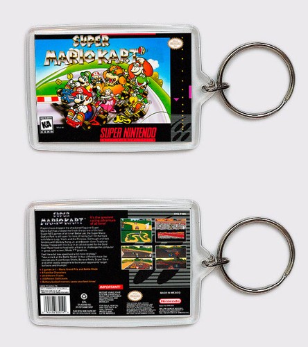 Schlüsselanhänger Super Mario Kart super nintendo Keyring | eBay