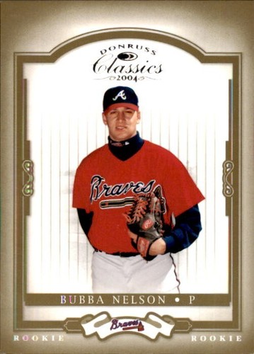 Bubba Nelson 2004 Donruss Classics Rookie #198 /1999 Atlanta Braves ...