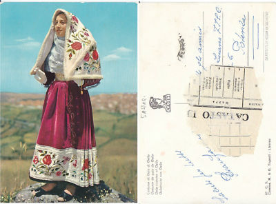 Cartolina Rarissima COSTUME DI GALA DI OSILO - SASSARI | eBay