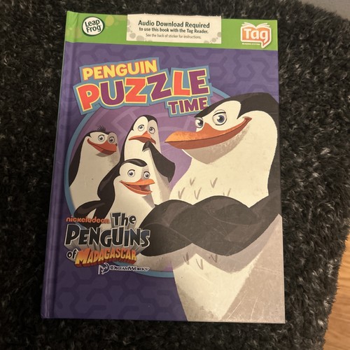 Penguins of Madagascar Puzzle Time LeapReader Tag Book Hardcover ...