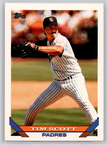 Tim Scott 1993 Topps #166 San Diego Padres | eBay