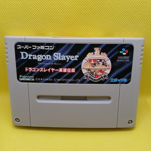 Super Famicom Dragon Slayer Legend of Heroes Japan Game Only Used Japan ...