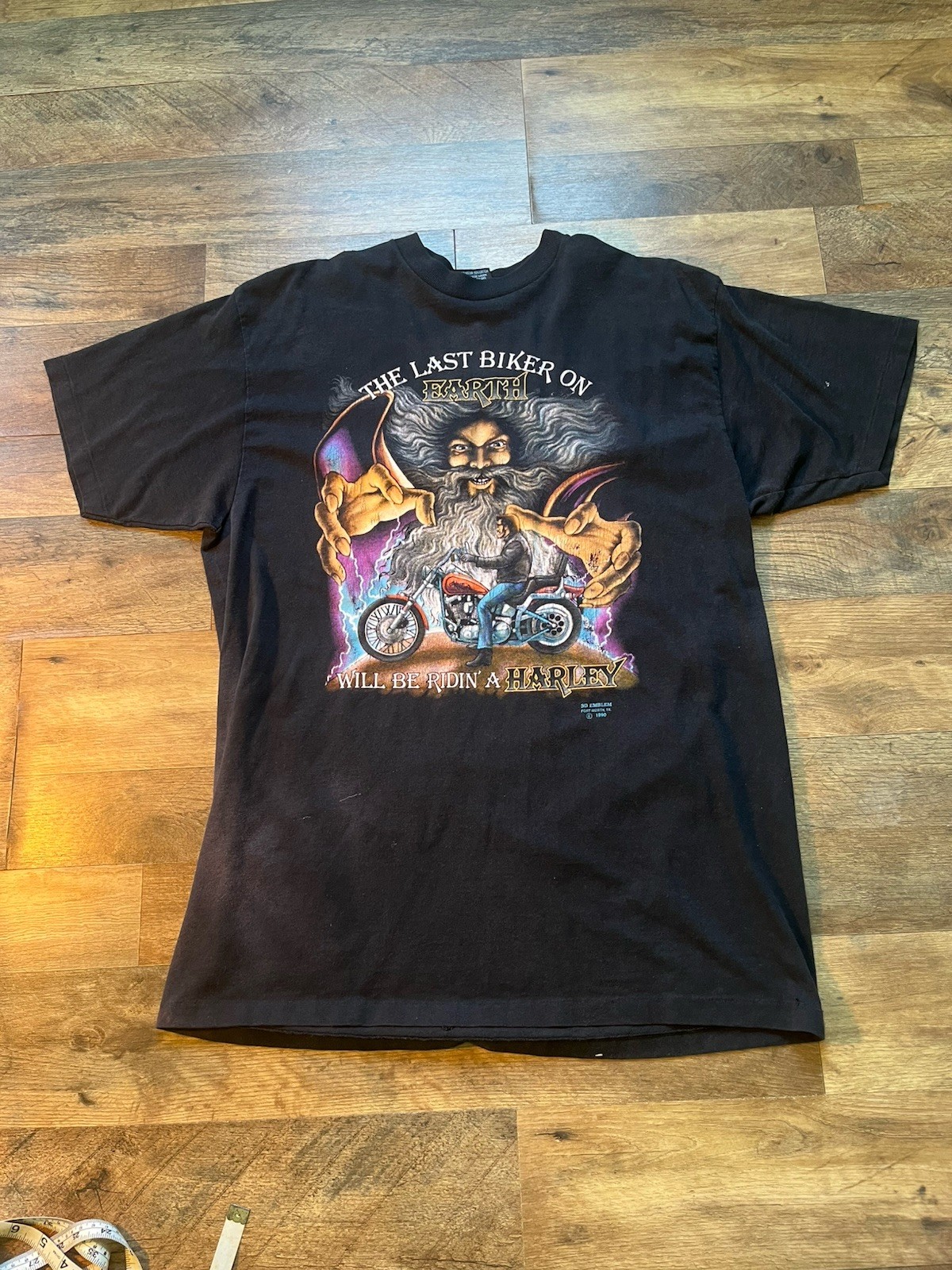 VTG Harley Davidson The Last Biker on Earth Large Wiz… - Gem