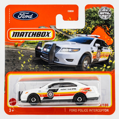 2022 Matchbox #42 Ford (Taurus) Police Interceptor WHITE | FSSC | eBay