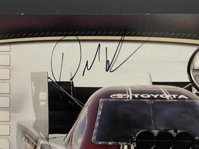 VRHTF NHRA VTG SIGNED BY DEL WORSHAM AL-ANABI RACING FUNNY CAR HAND OUT ...