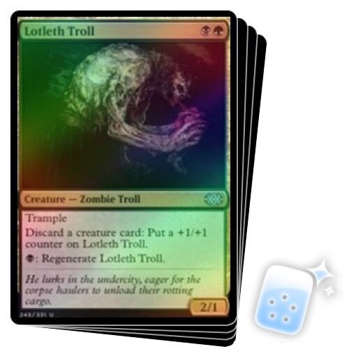 FOIL LOTLETH TROLL X4 Double Masters 2022 Magic MTG MINT CARD | eBay
