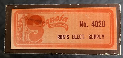 VINTAGE SEQUOIA #4020 RON'S ELECTRIC SUPPY BUILDING KIT NIB UNSTARTED ...