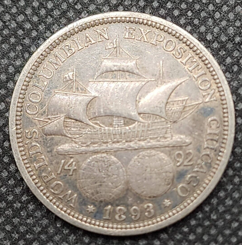 1893 United States 1/2 Dollar Silver Coin Columbian Expo. KM# 117 ...