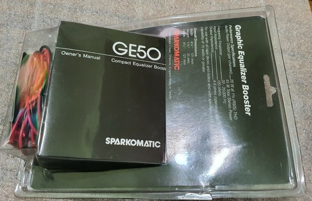 Vintage Sparkomatic GE50 LED Graphic Equalizer Booster Amplifier for ...