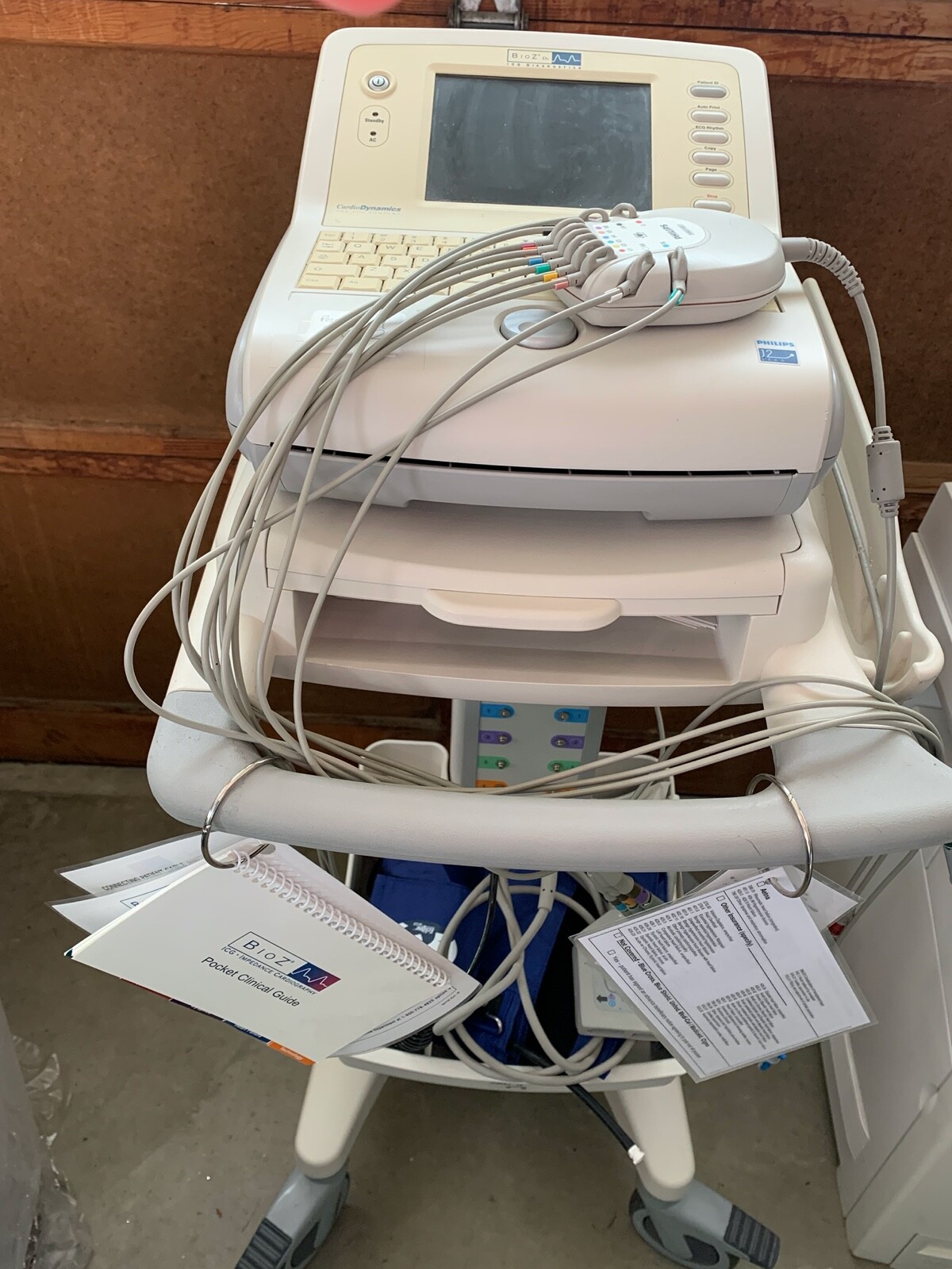 PHILIPS CARDIO DYNAMICS BIOZ DX ICG DIAGNOSTICS ECG AND EKG ...