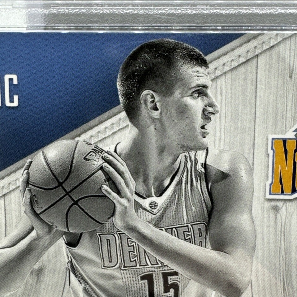 2015-16 Panini Threads-Nikola Jokic -Signage Rookie Auto RC AU PSA 6/9 ...