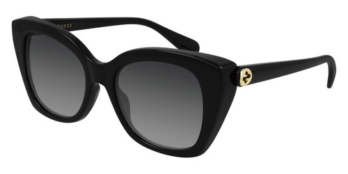 Gucci GG0921S Sunglasses Women Black Cat Eye 55mm New 100% Authentic ...